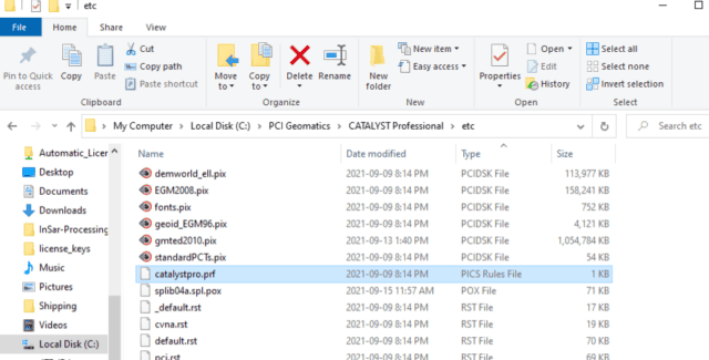 Changing the Working Path and AutoLaunch Settings - CATALYST